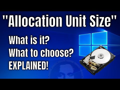 Allocation Unit Size Explained - What You Should Set the Allocation Unit Size to When Formatting