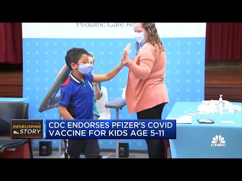 CDC endorses Pfizer's Covid-19 vaccine for kids age 5 to 11