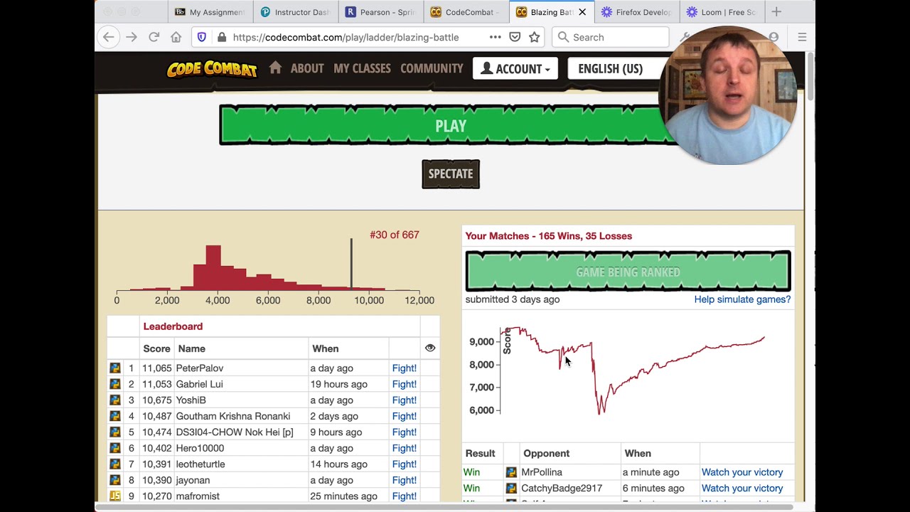 Codecombat e-sports Python system - gamification programming
