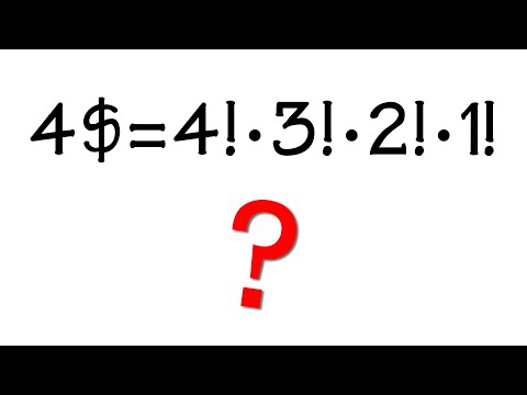 Superfactorial 4$=4!3!2!1!
