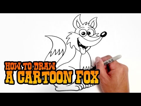 How to Draw a Cartoon Fox - Step by Step Video
