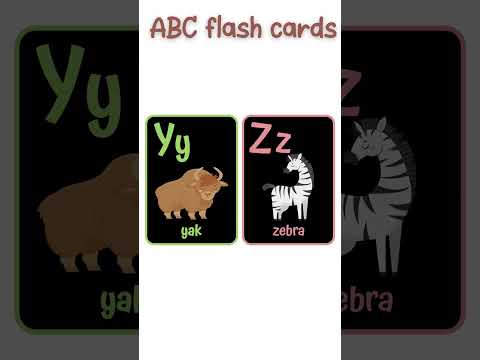 ~ABC animal flashcards~Vocabulary for kids #alphabet #animals_for_kids #learning #learnabc