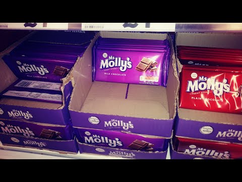 Tesco Ms Mollys chocolate bar selection🍫