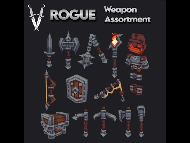 Rogue Weapon Assortment Minecraft Texture Pack