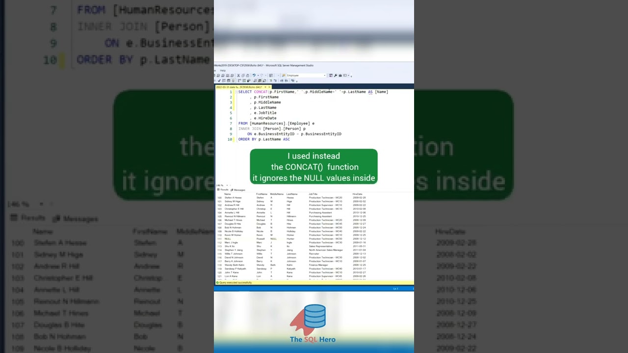 Do you use this? #sql #sqlserver #database #dba #data #dataengineering #dataanalytics #datascience