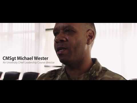 That's Air University - CMSgt Michael Wester