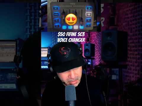 FIFINE SC3 Voice Changer options. Full review is up!