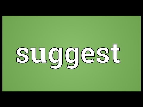 Suggest Meaning