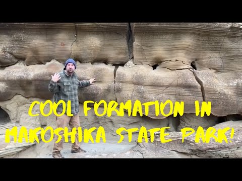 Amazing hidden geologic landmark in Makoshika State Park.