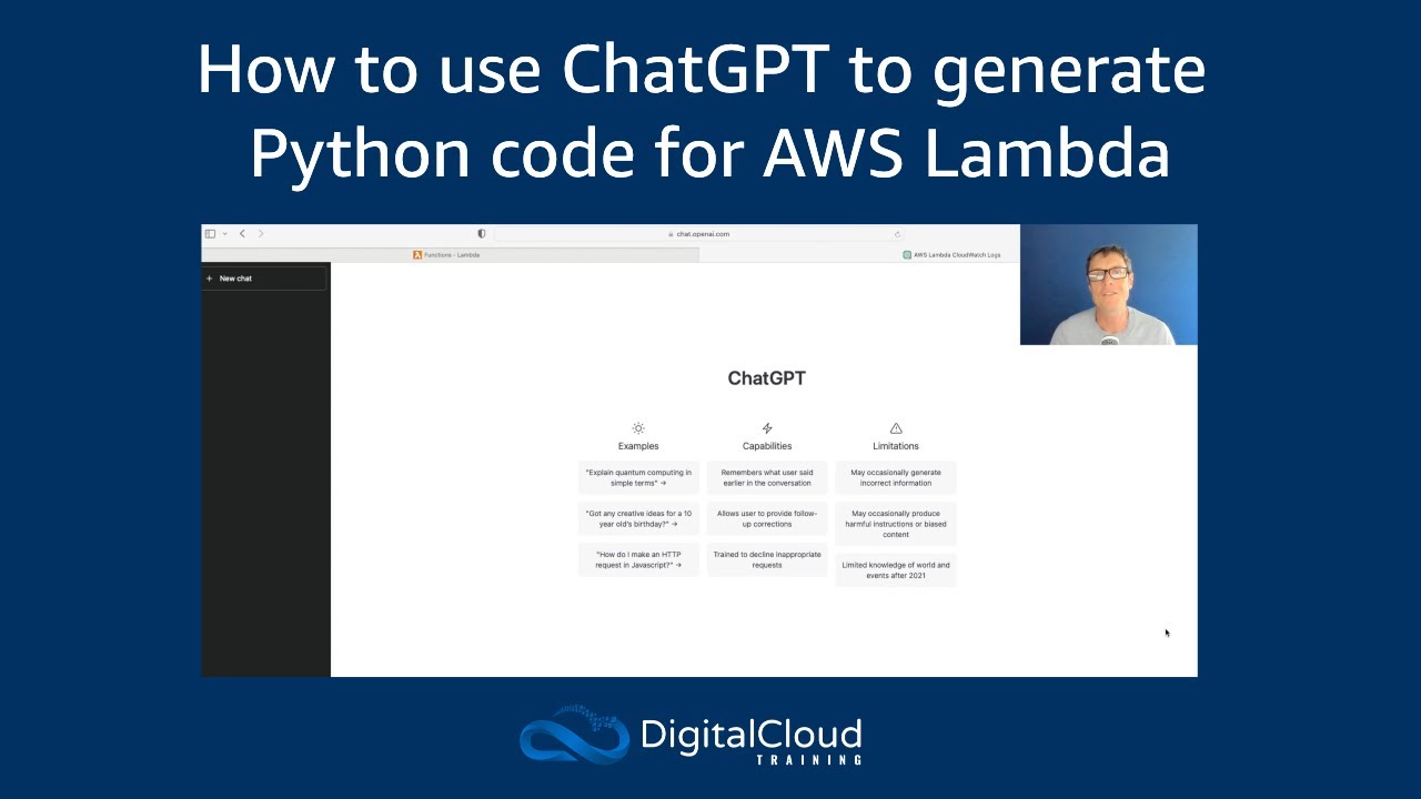 How to use ChatGPT to generate Python code for AWS Lambda