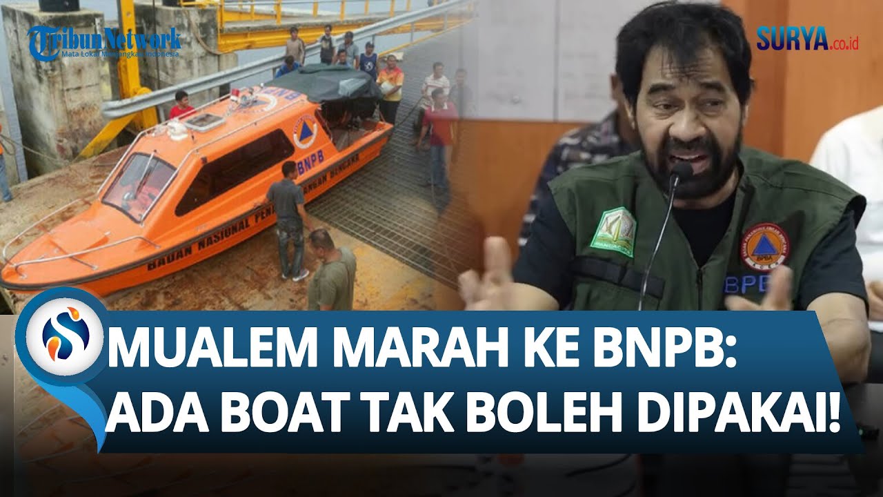 PAKAI NADA TINGGI! Gubernur Aceh MARAH ke BNPB: Punya Boat Tak Boleh ...