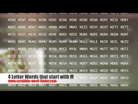 4 letter words that start with M