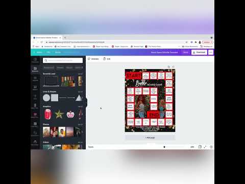 Canva Editable Board Game Template