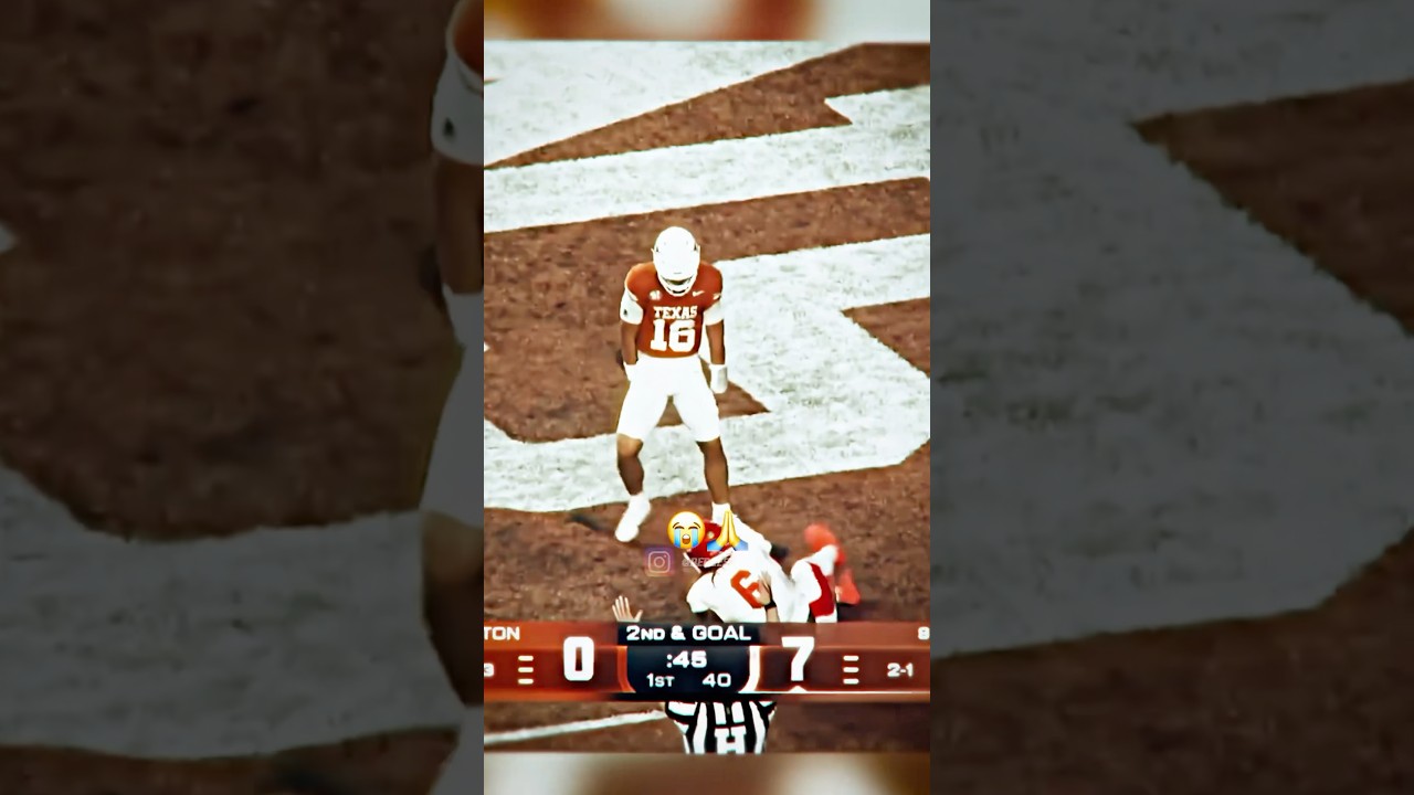 Arch Manning after scoring vs SAM HOUSTON 😭🙏 #shorts