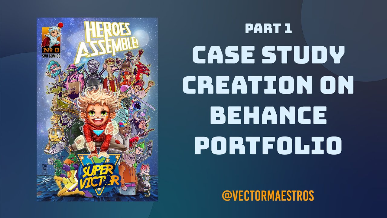 Creating a #Comicbook Case Study on @Behance as a Project - part 1