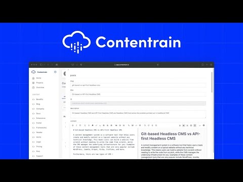Contentrain Lifetime Deal $49 - Your new Git-based headless CMS experience | Contentrain Review