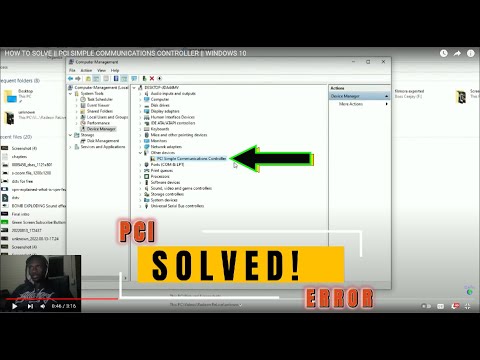 HOW TO SOLVE || PCI SIMPLE COMMUNICATIONS CONTROLLER || WINDOWS 10 & 11