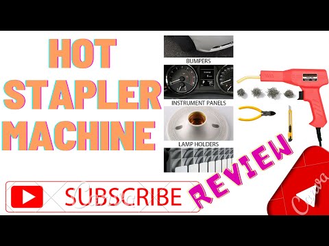 Car Bumper Hot Stapler Machine Handy Plastic Welder Garage Repairing Welding