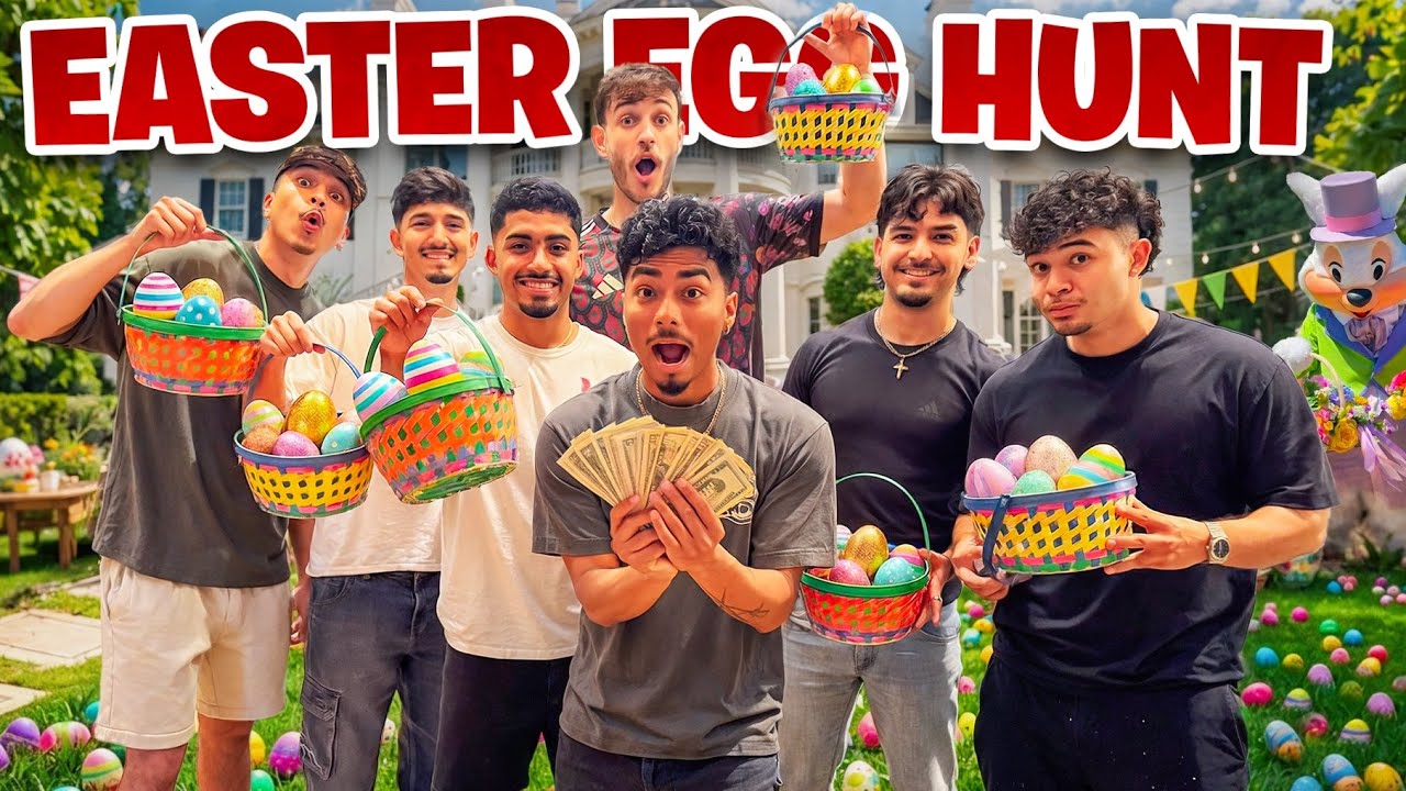 EXTREME EASTER EGG HUNT IN A MANSION !! *FIND THE EGG KEEP THE CASH*