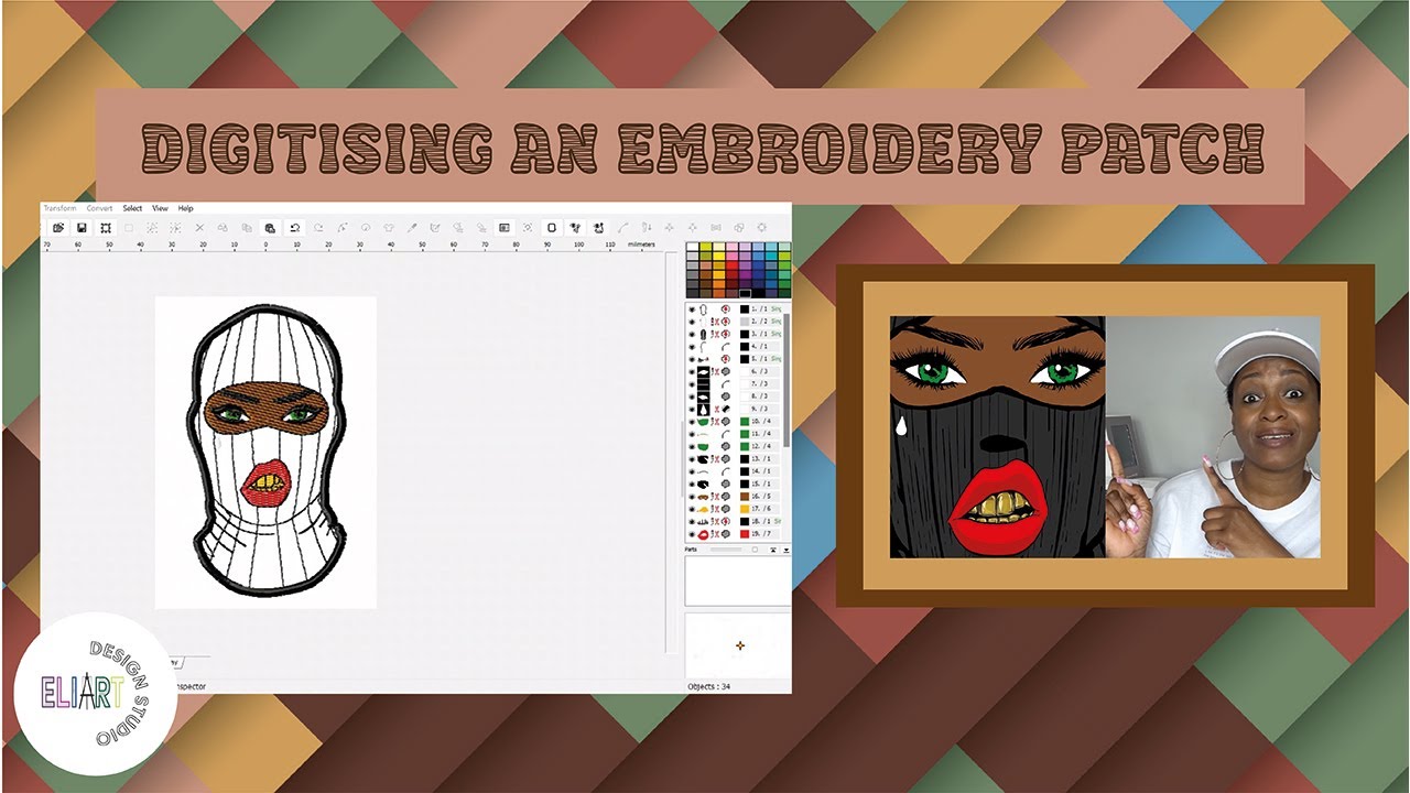 DIGITISING AN EMBROIDERY PATCH | EMBIRD