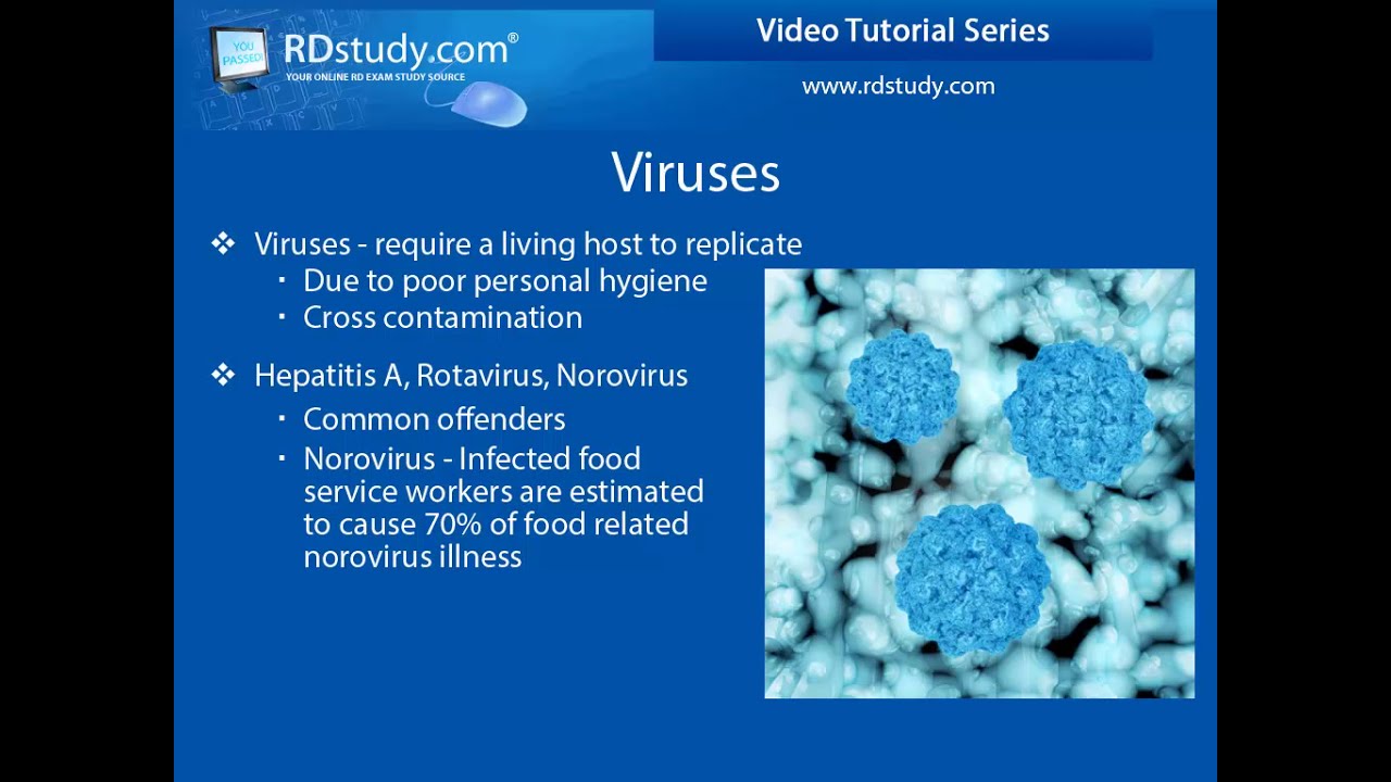 Foodborne Illness - Parasites and viruses