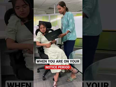 When you are on your Notice Period! 😎 #shorts #officelife