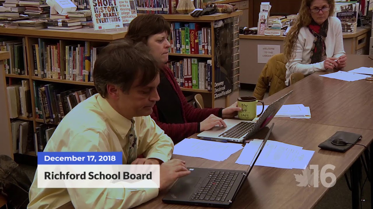 Richford School Board | 12-17-18
