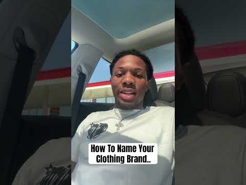 How To Name Your Clothing Brand! #clothingbrand