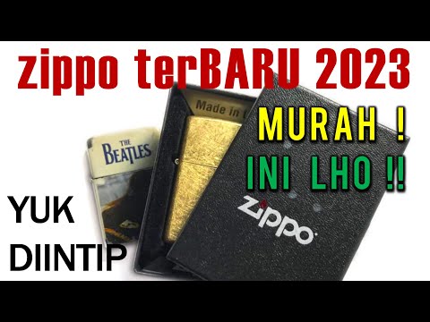 ini zippo 2023 terBARU pertama di Indonesia Street Brass Denting Cling Bagus cukup Nyaring
