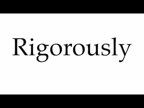 How to Pronounce Rigorously