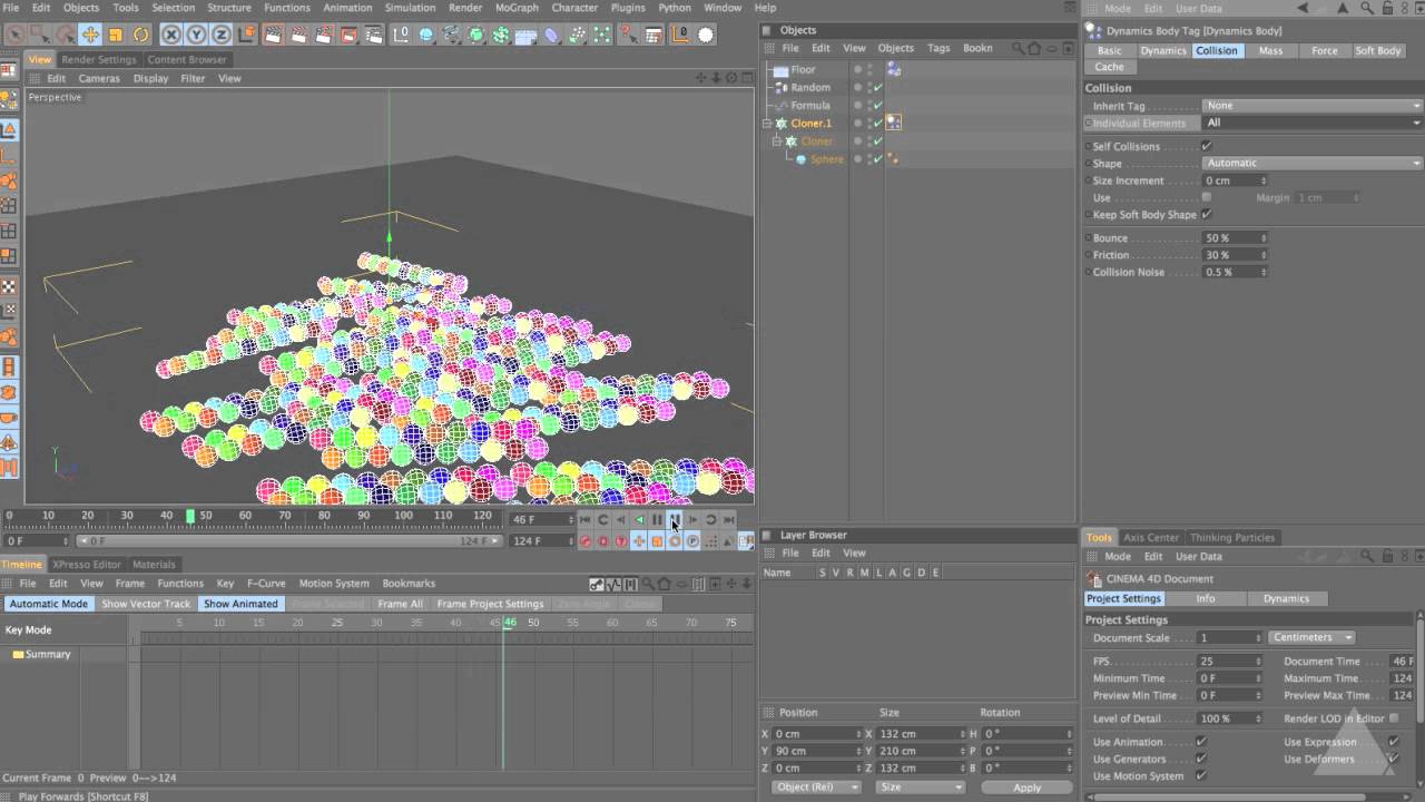 Sticky Dynamics with Cinema 4D