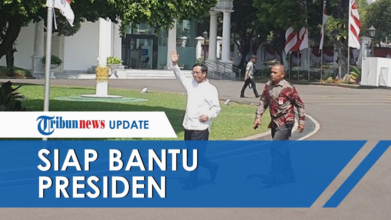 Selesai Berbincang dengan Jokowi, Mahfud MD Berkata Saya Siap Bantu ... Selesai Berbincang dengan Jokowi, Mahfud MD Berkata Saya Siap Bantu ...