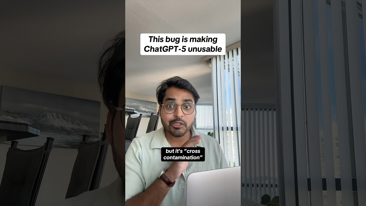 Worst bug in ChatGPT-5! making it unusable! #chatgpt #gpt5