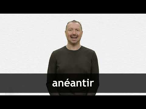 English Translation of “ANÉANTIR” | Collins French-English Dictionary