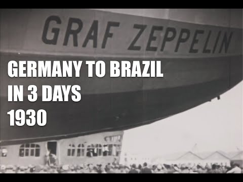 Air Highways The Graf Zeppelin's Historic 1930 Voyage from Germany to Rio de Janeiro #9.5mm