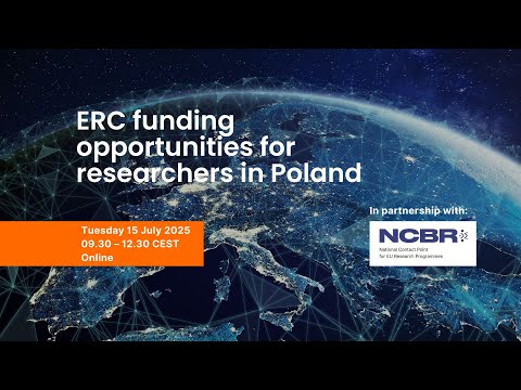 ERC funding opportunities for researchers in Poland | 15 July 2025