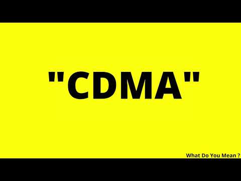 CDMA Full Form || What is CDMA ?