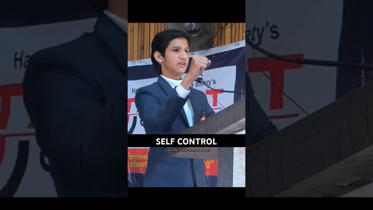 Self Control Hona Chahiye 💪🧠 #selfcontrol #successmotivation #motivationalspeech #ytshorts