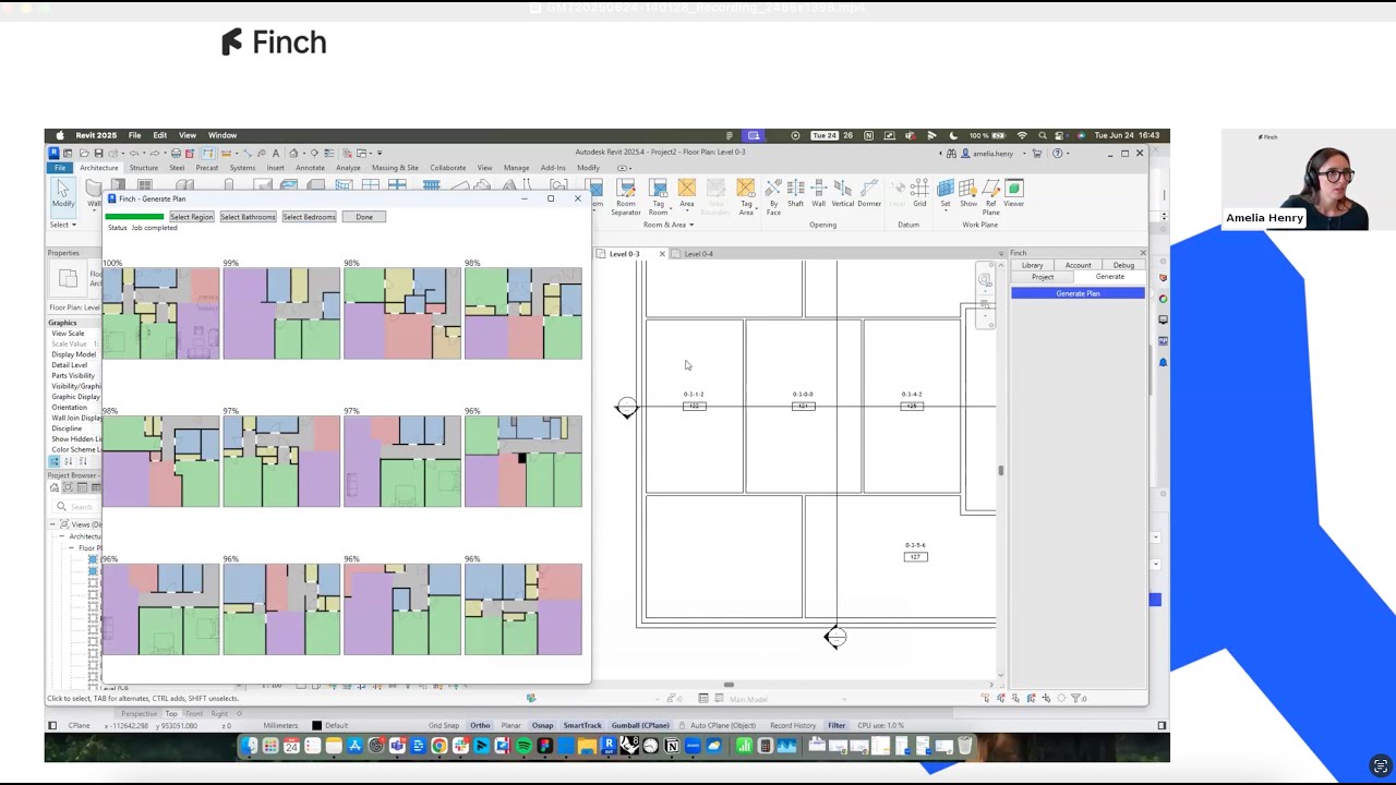 Generate Plan in Revit