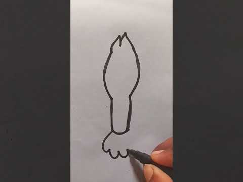 How to draw crayfish #short 😊😉😊🐟 🐠 🎏
