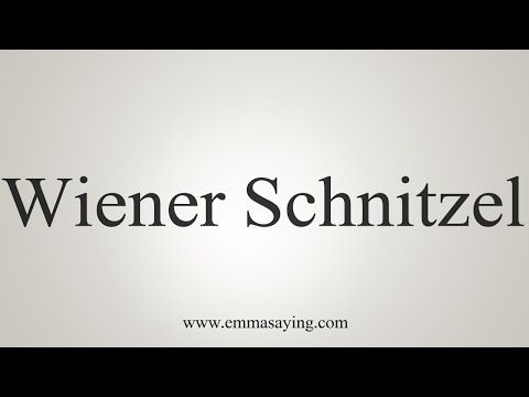 How To Say Wiener Schnitzel