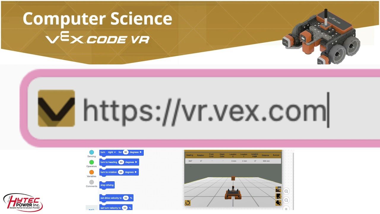 Lesson 1: Getting Started with VEXcode VR