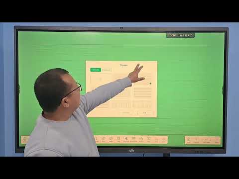 UNV Smart Board 75 inch || Easy to use board in UNV Smart Board || Use Green Board || Part One
