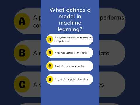 What defines a model in machine learning? #machinelearning