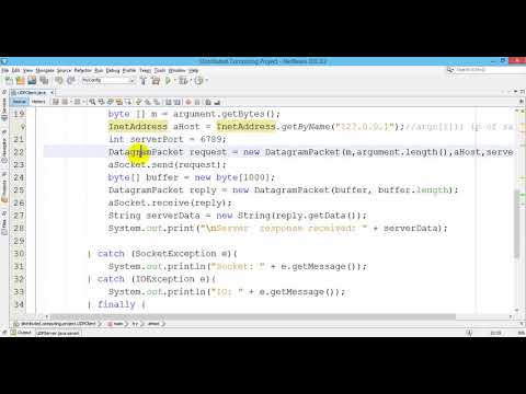 How UDP Server and Client Communicate with Each Other