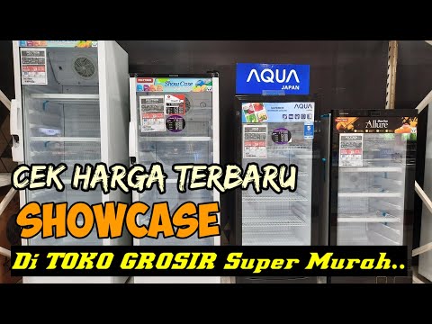 HARGA SHOWCASE TERBARU & SPESIFIKASINYA || CEK HARGA SHOWCASE DITOKO GROSIR