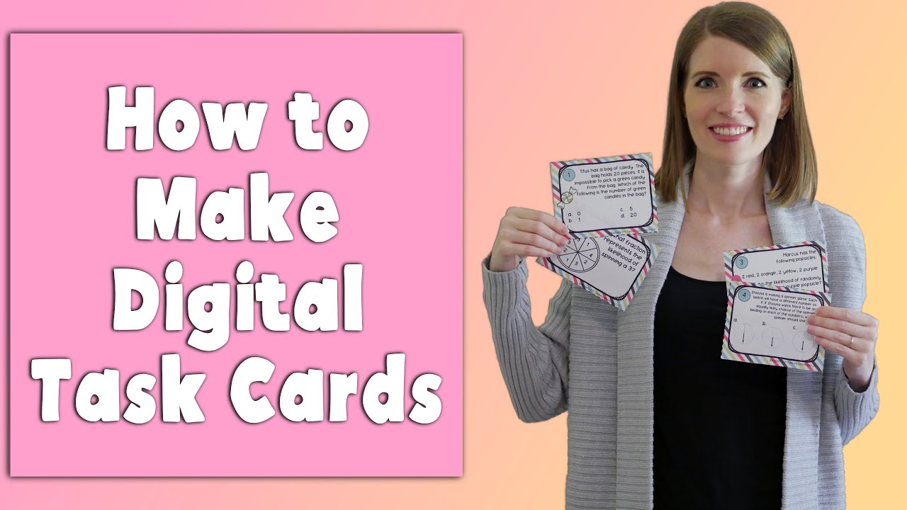 How to Make Digital Task Cards | Self-Grading in Google Forms
