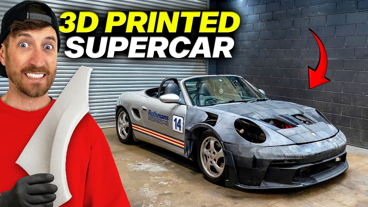 3D Printing an ENTIRE Porsche GT3 RS
