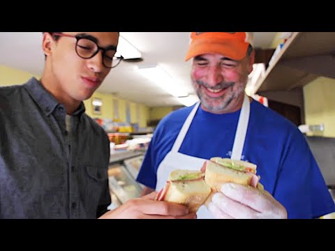 Making classic subs at Alpine Food Shop