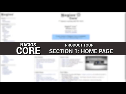 Navigating the Nagios Core interface and home page (Tour Part 1)